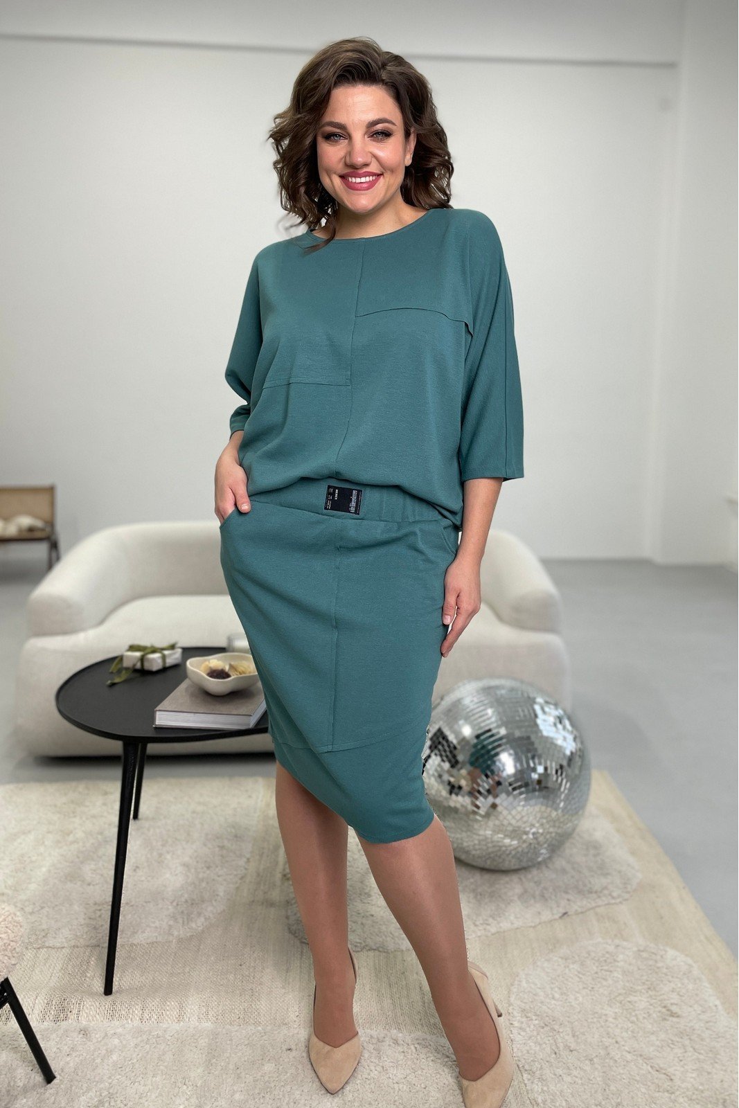 Джемпер 2094 бирюза Rumoda купить - 17% скидка | в наличии